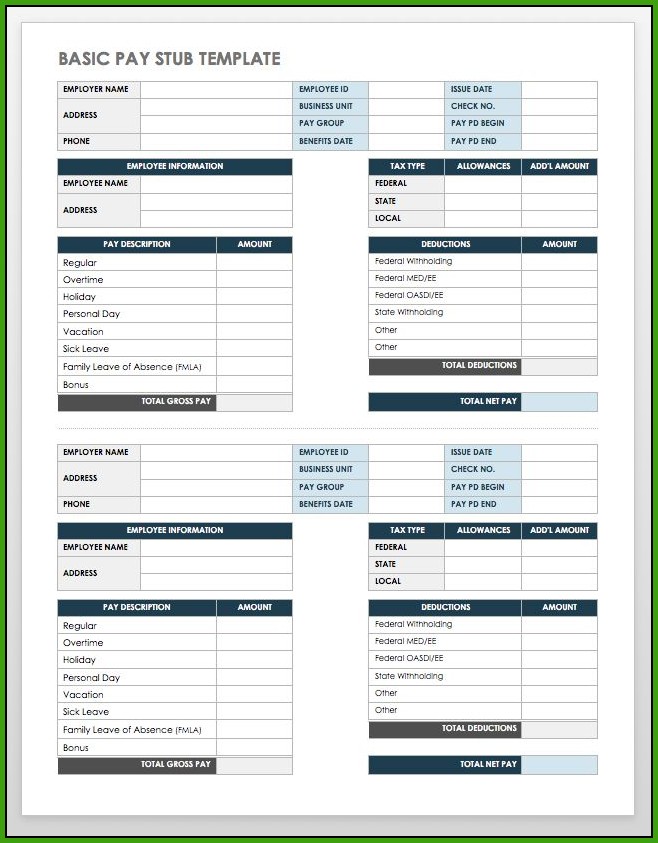 Printable Walmart Paystub